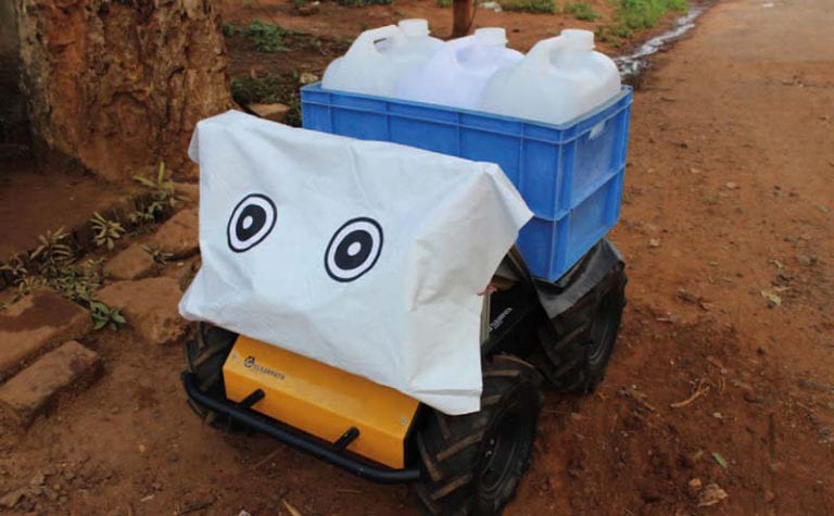 Water-carrying robot tested in India | Envirotec