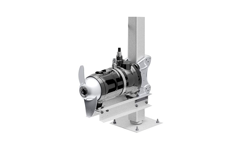 Motor agitator minimises dead flow zones and prevents clogging, says ...