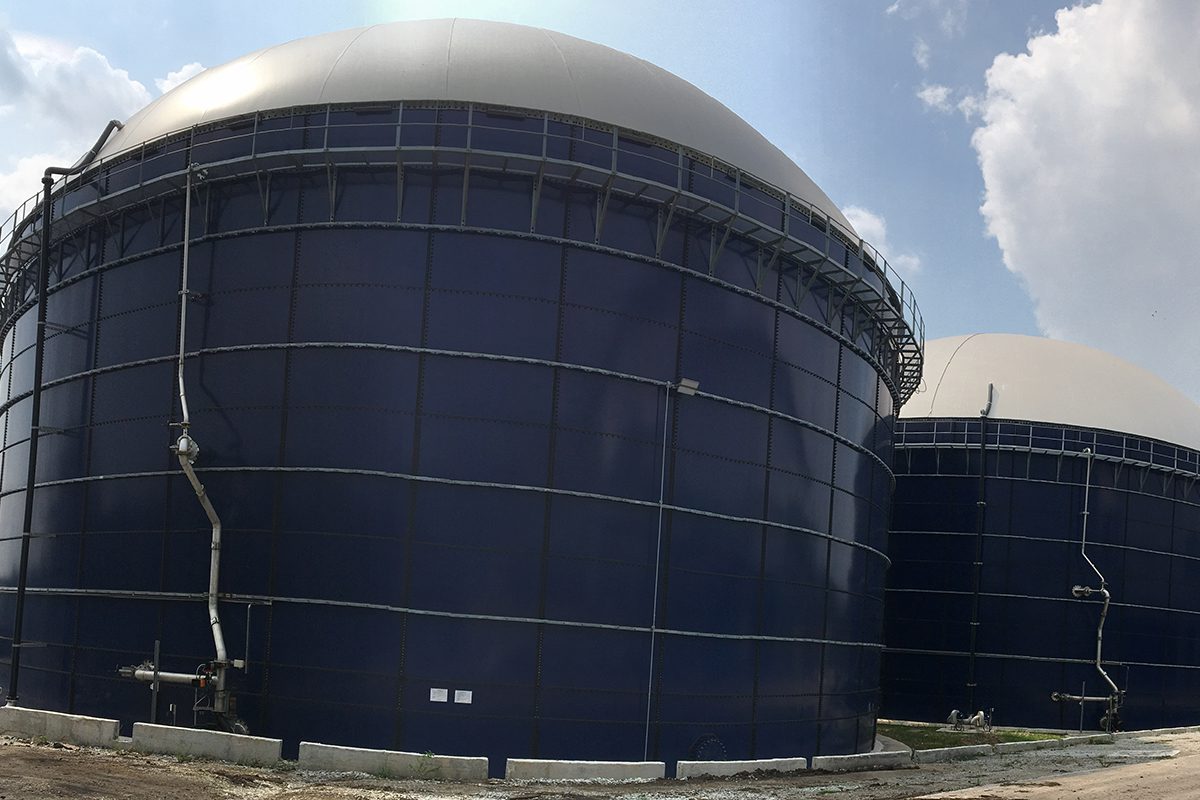POME dome success for biogas digester mixing system in Malaysia | Envirotec