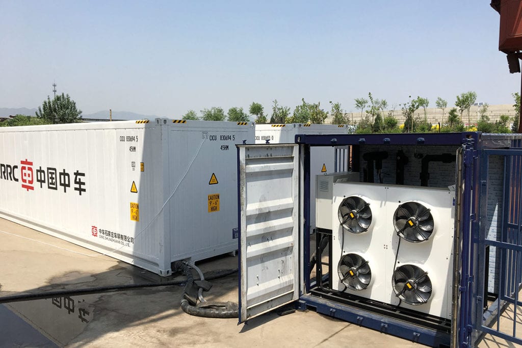 Cold storage road/rail container is world first | Envirotec