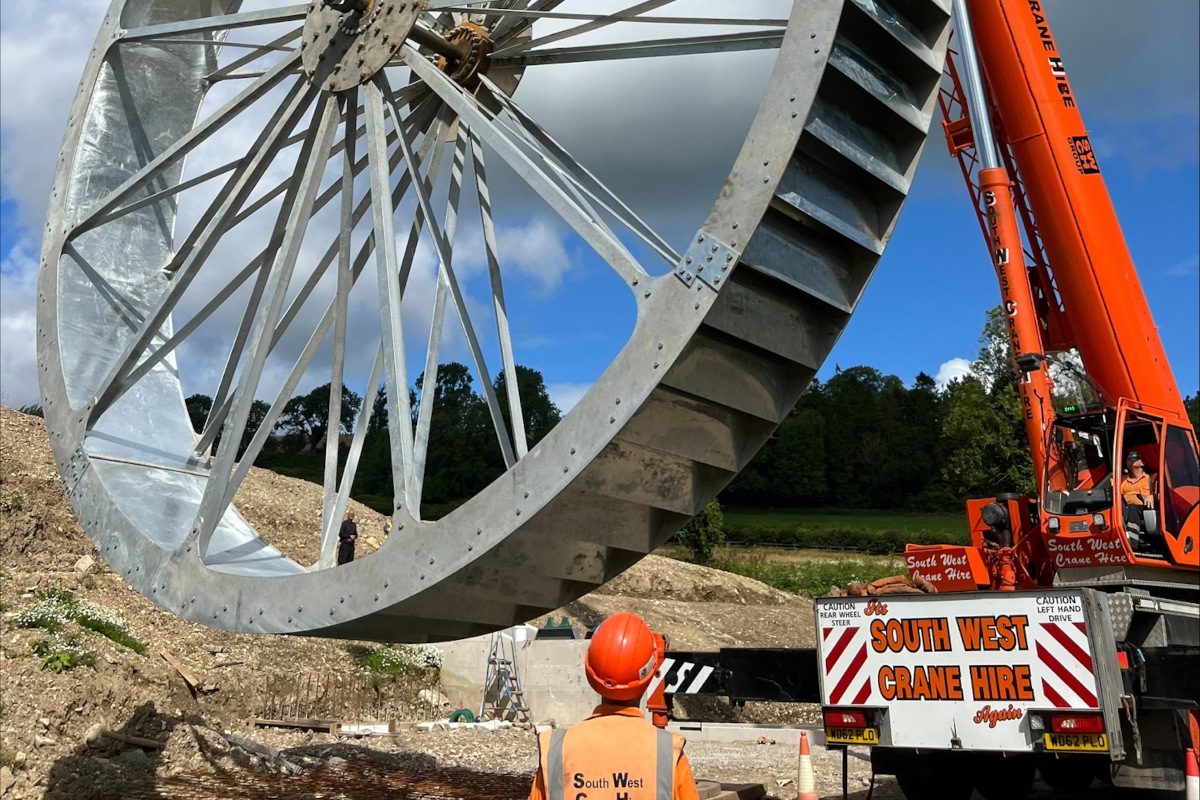 Europe’s largest electricity-generating waterwheel is operating in ...